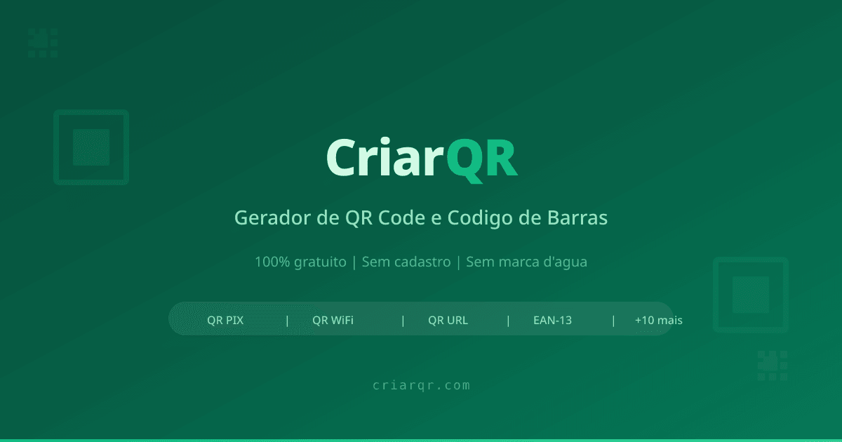 Gerador de UTM Links com QR Code | CriarQR